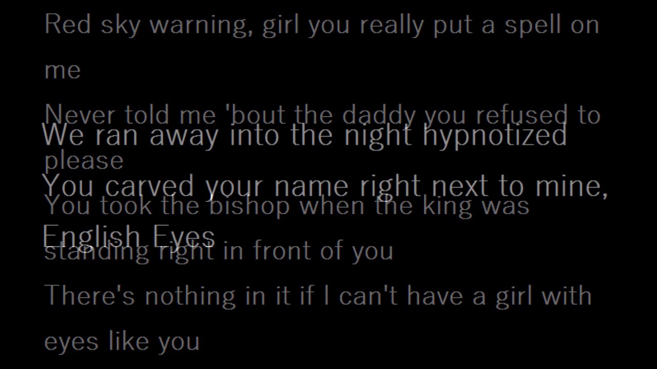 Toto - English Eyes (with lyrics) - YouTube