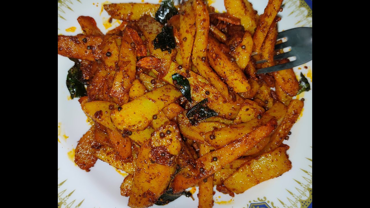 Red chilli Potato crispy Fry (most quick & easiest recipe) - YouTube