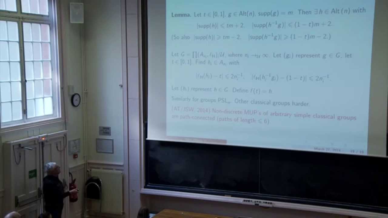 John s. Wilson - Metric ultraproducts of finite simple groups - YouTube