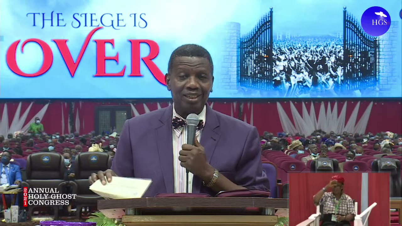PASTOR E.A ADEBOYE SERMON | RCCG CONGRESS 2021 - DAY 4 - YouTube