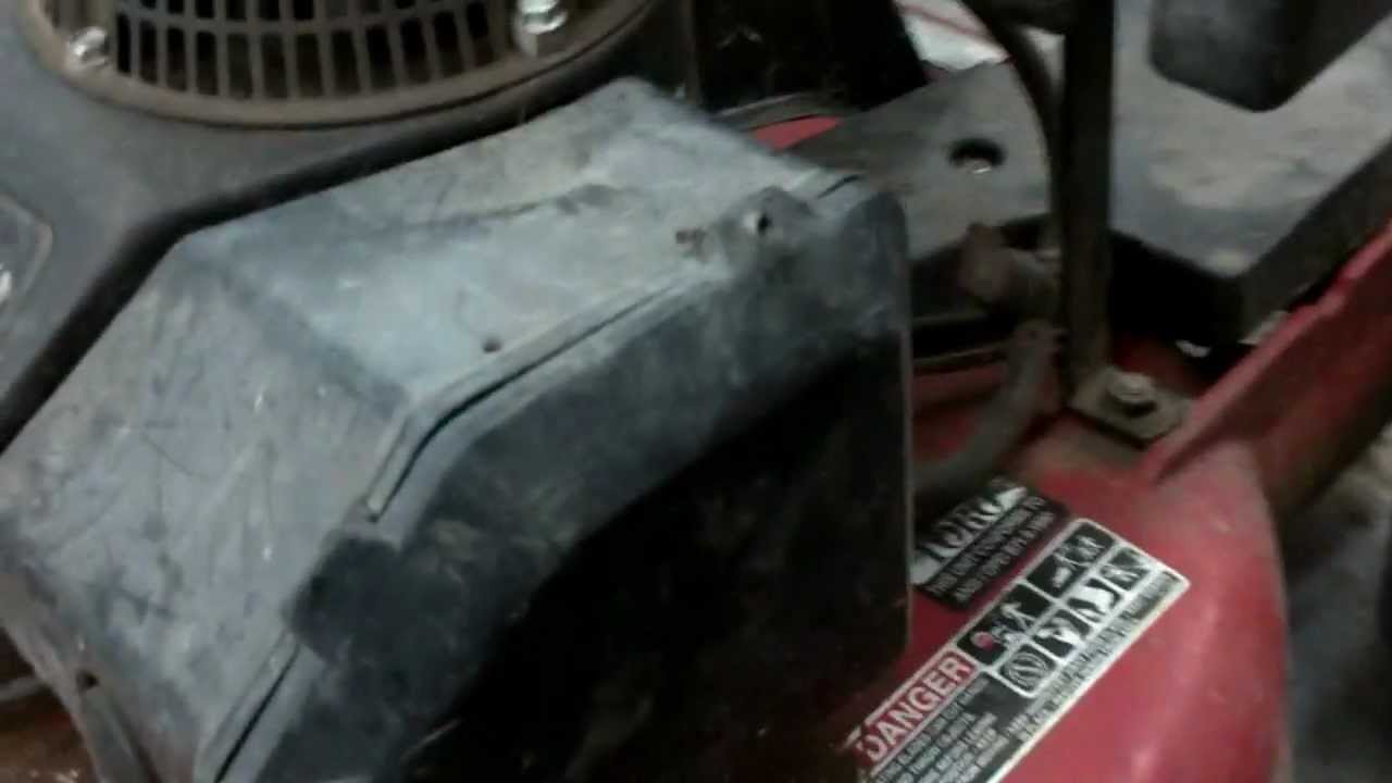 TORO 22040 AIR FILTER FAIL - YouTube