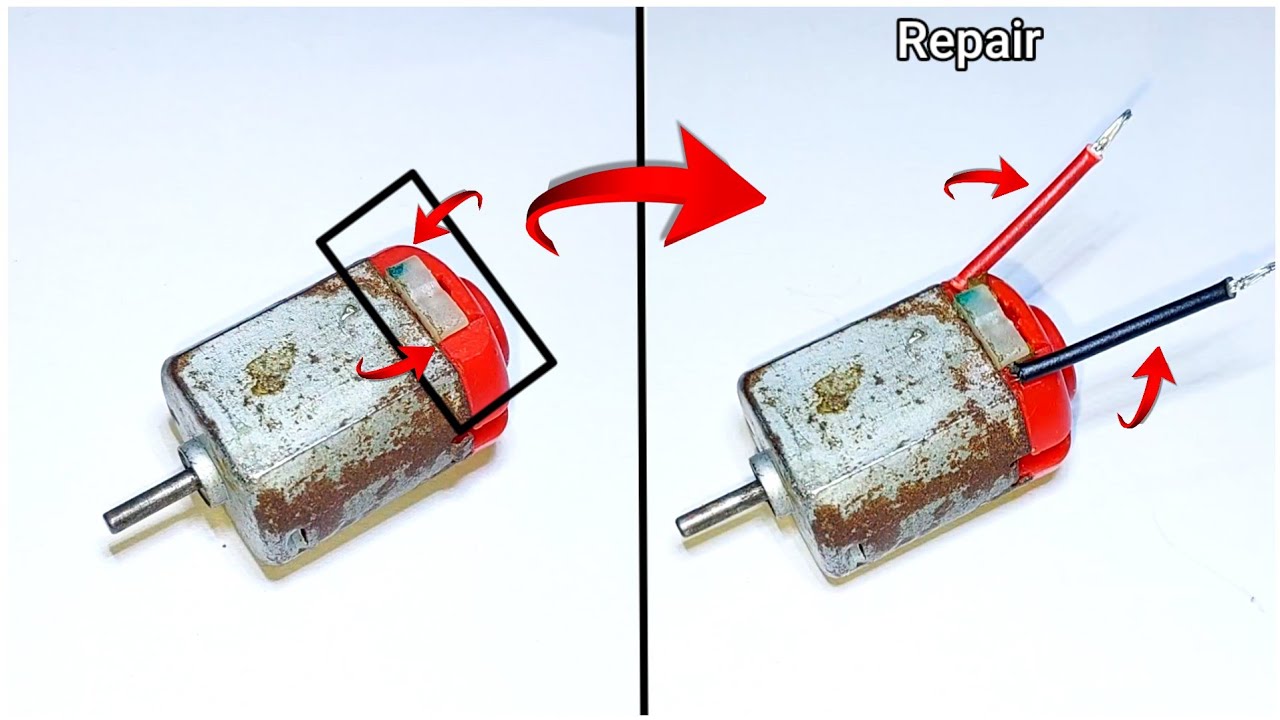 How To Repair Motor At Home | How To Repair Dc Motor - YouTube