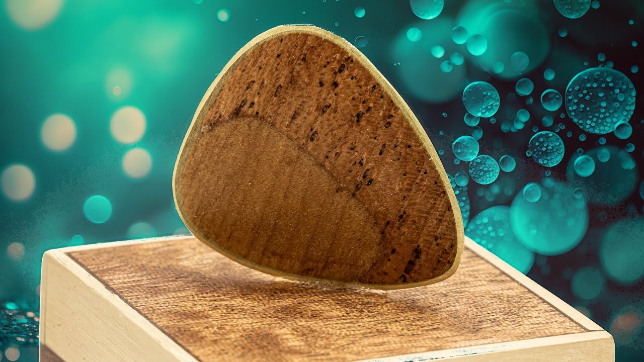 MAKING Guitar PICK - PLECTRUM made of GUITARS - YouTube