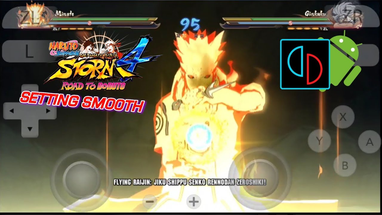 NARUTO ULTIMATE NINJA STORM 4 MOD ANDROID | YUZU EMU SETTING 30FPS ...