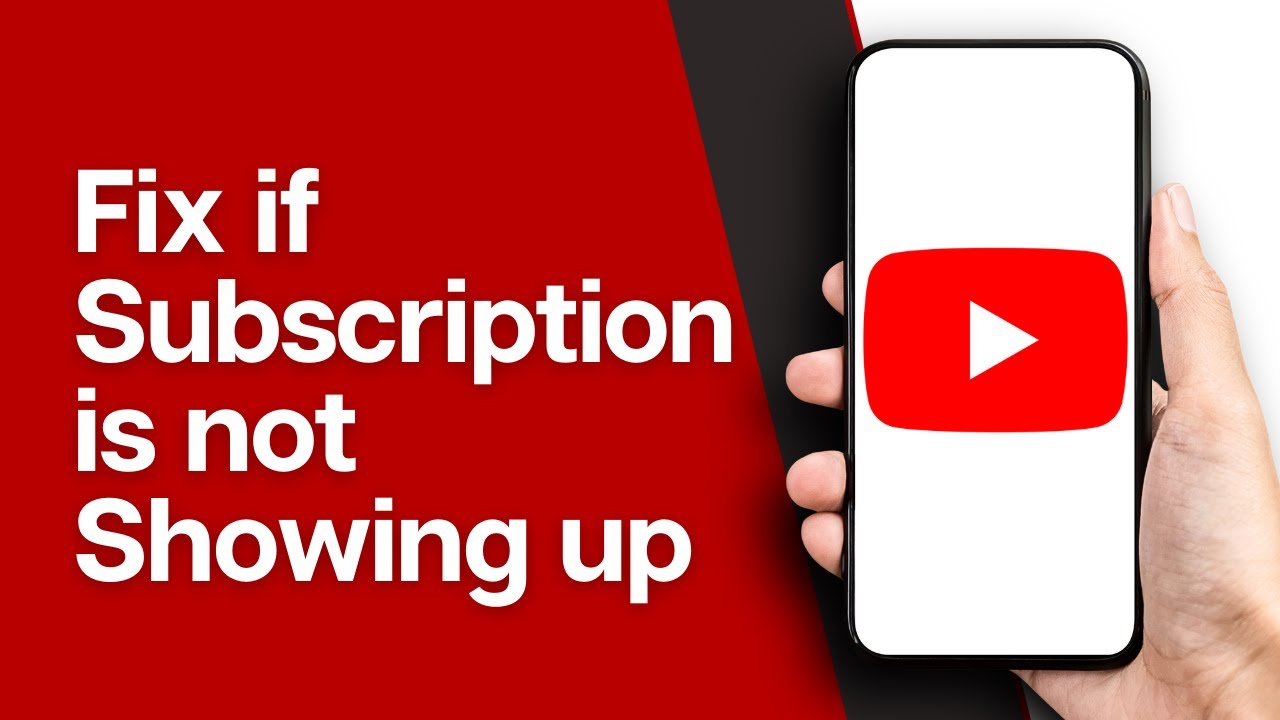 How To Fix If YouTube Subscriptions Are Not Showing Up (Solved) - YouTube