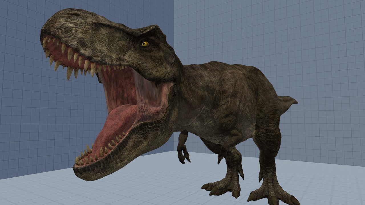 VRChat: Jurassic World Rexy/Roberta Avatar - YouTube