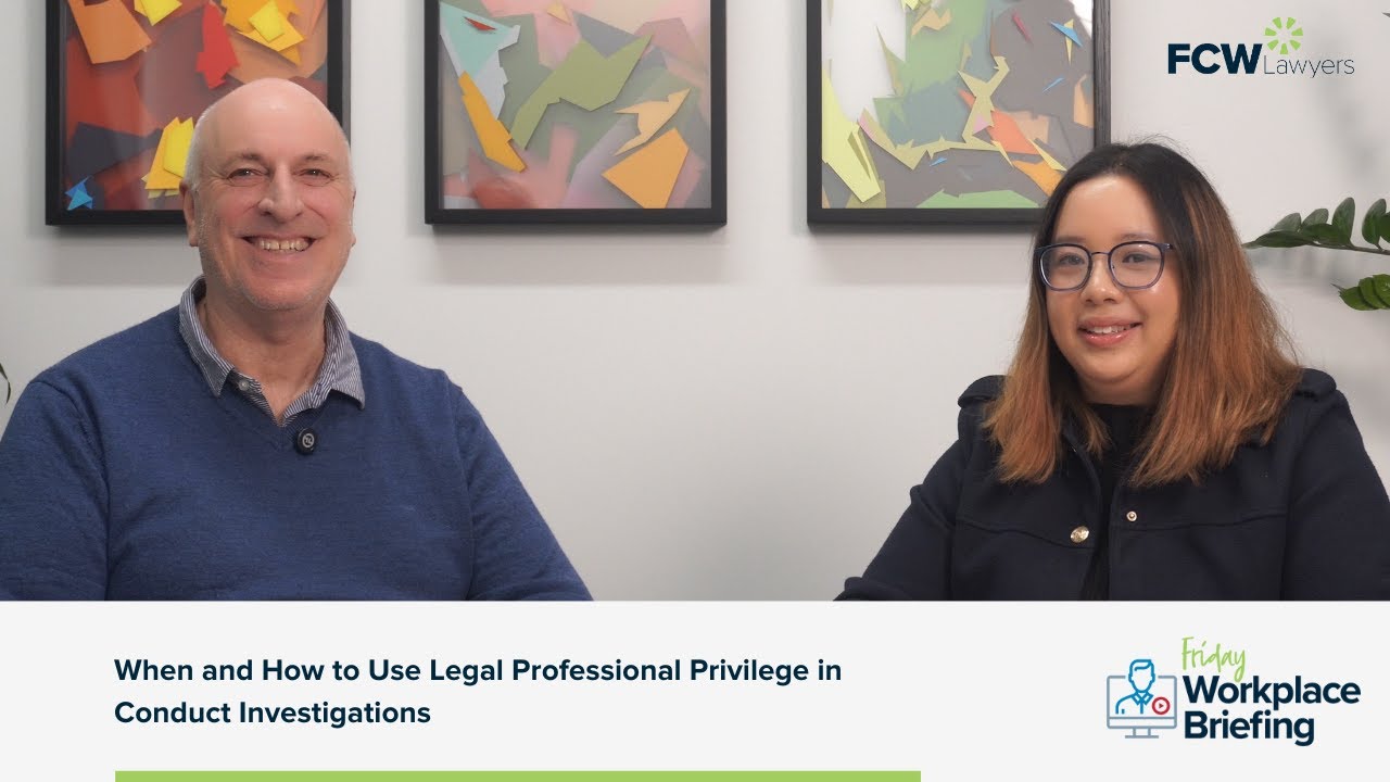 When and How to Use Legal Professional Privilege in Conduct ...