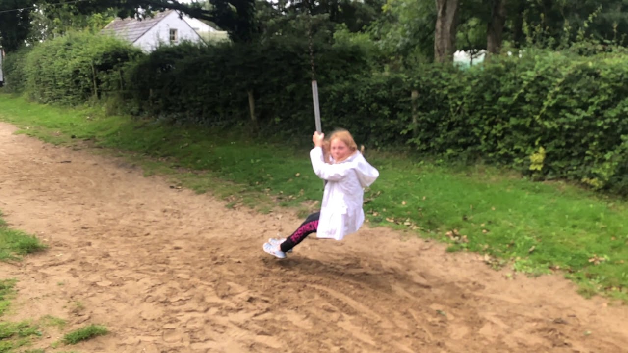 Slow motion cable swing - YouTube