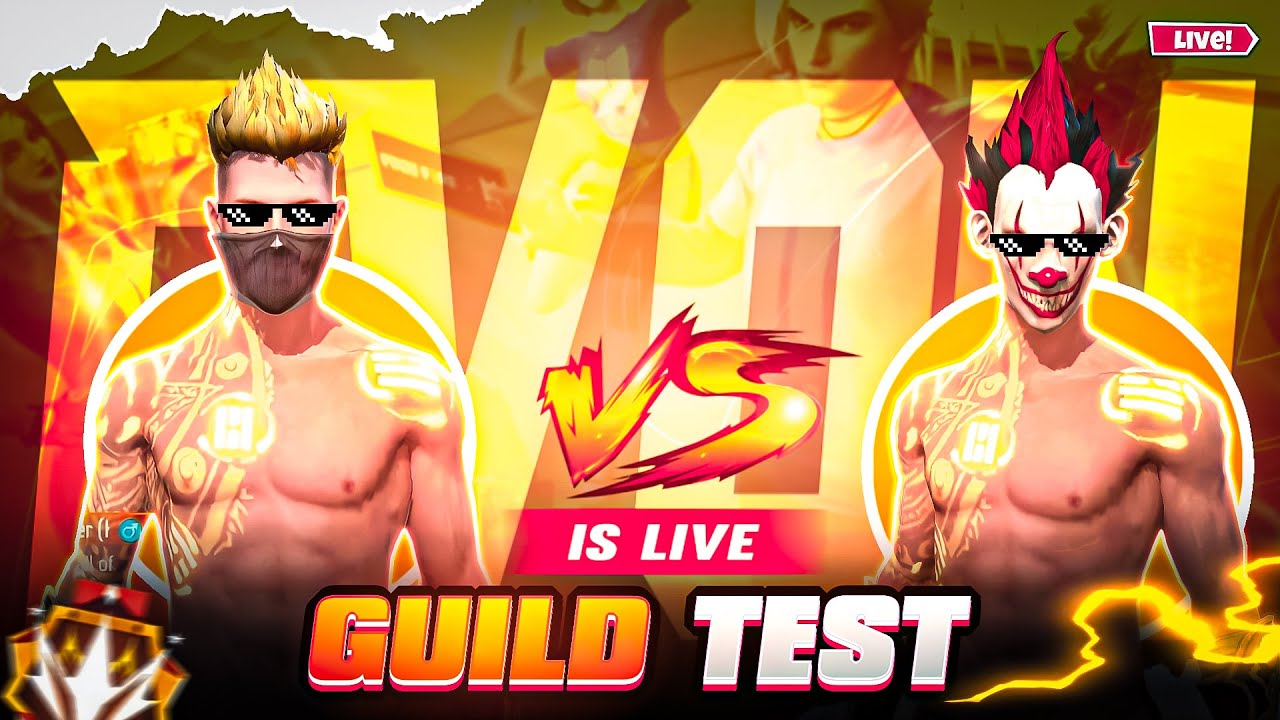 🔴[Live] 4v4 LIVE GUILD TEST | LIVE CUSTOM ROOM GIVEAWAY | FF LIVE TEAM ...