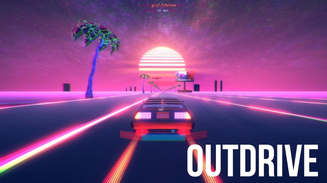 OutDrive is a Neon Aesthic Concept inspired by Out Run | Discover Indie ...