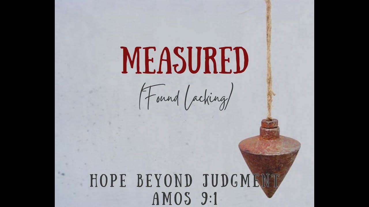 November 24th, 2024 - Live Stream - Measured: Hope Beyond Judgment - YouTube