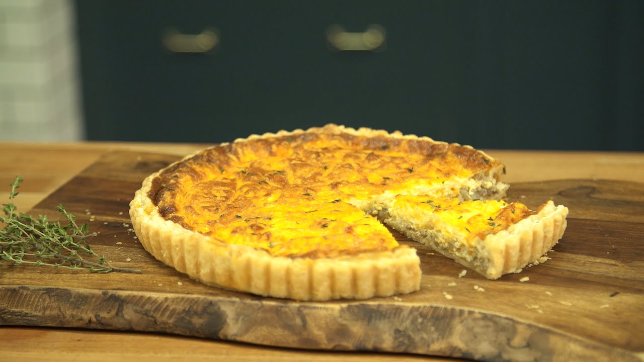 Guinness Caramelized Onion Tart | Julie Nolke - YouTube