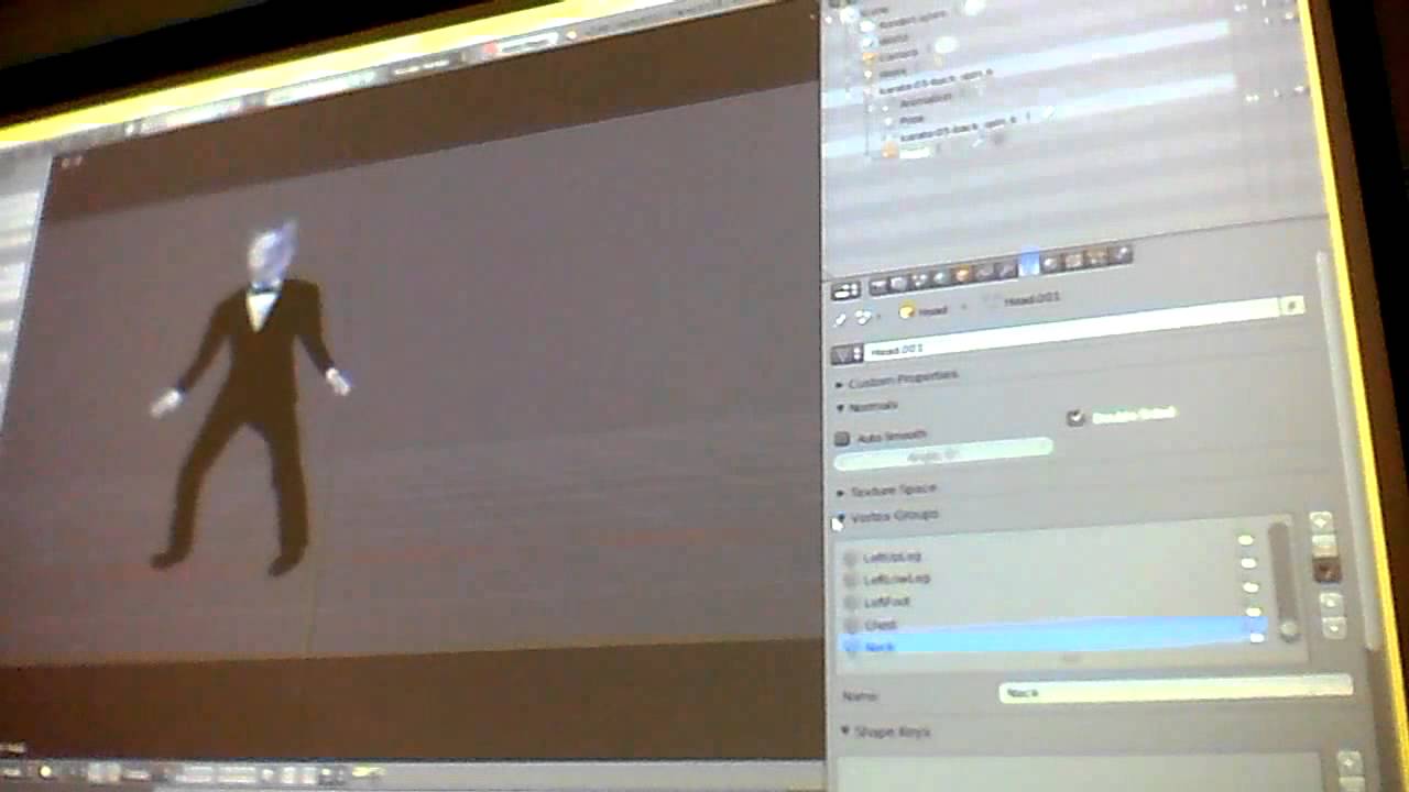 Motion capture animation in Blender at Seabug WBMD - YouTube