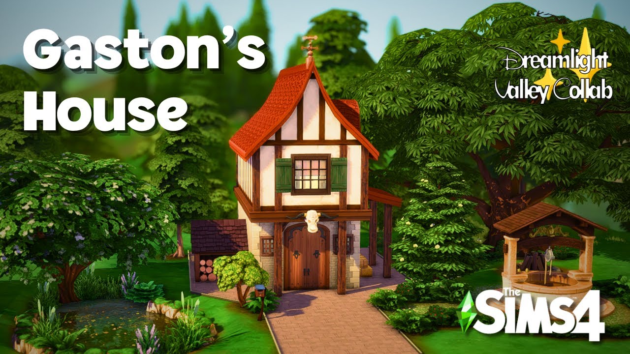 I recreated Gaston’s House from Disney Dreamlight Valley 🏰 ¦ Sims 4 ...