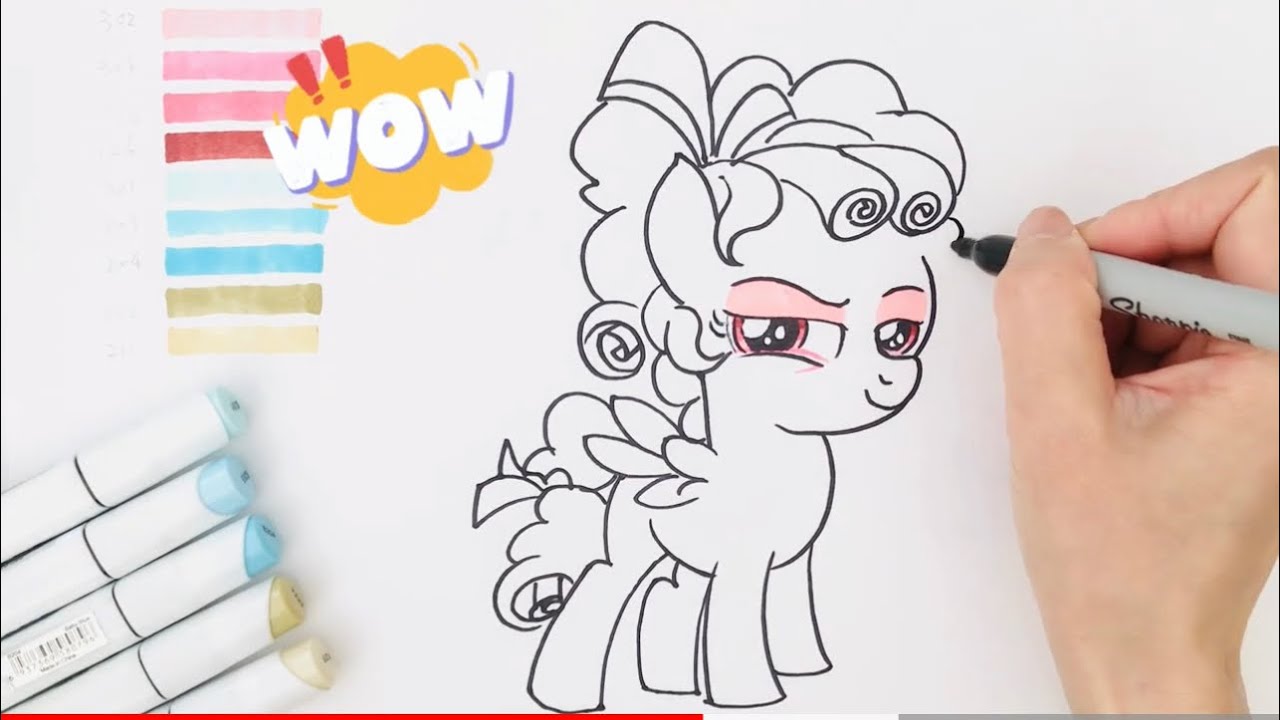 How to Draw a Cute Princess Cozy Glow | My Little Pony | Easy drawing ...