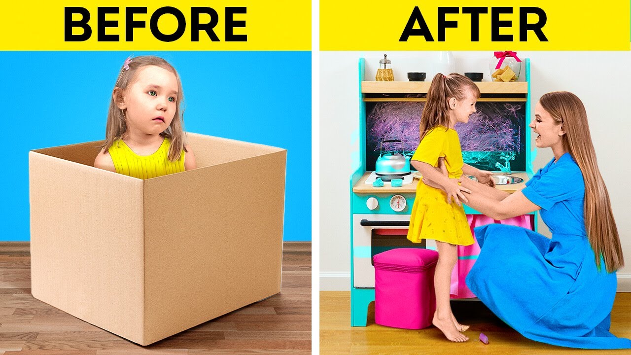 Fun and Creative Cardboard DIY's for Crafty Parents 🌟 - YouTube