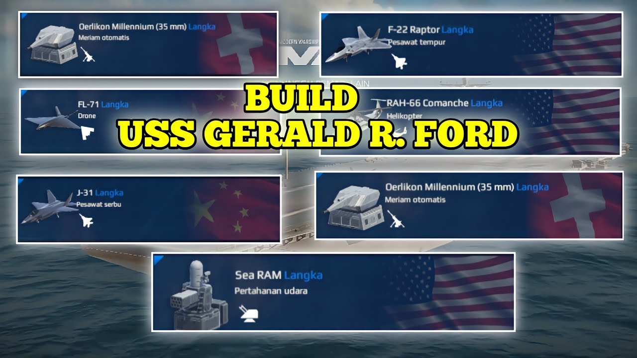 USS GERALD R. FORD MODERN WARSHIP - YouTube