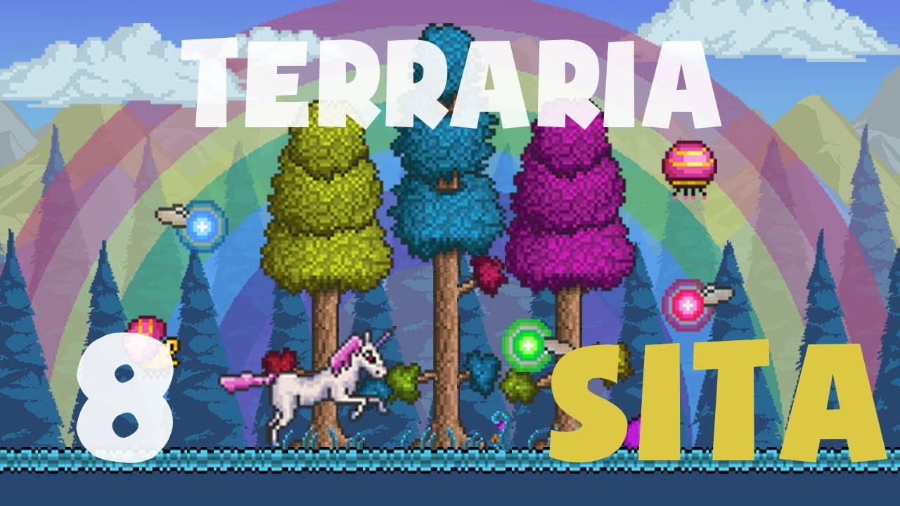 Terraria EP8 | ¡Pistola y armadura de meteorito! | 1.2.4.1 | Sita - YouTube