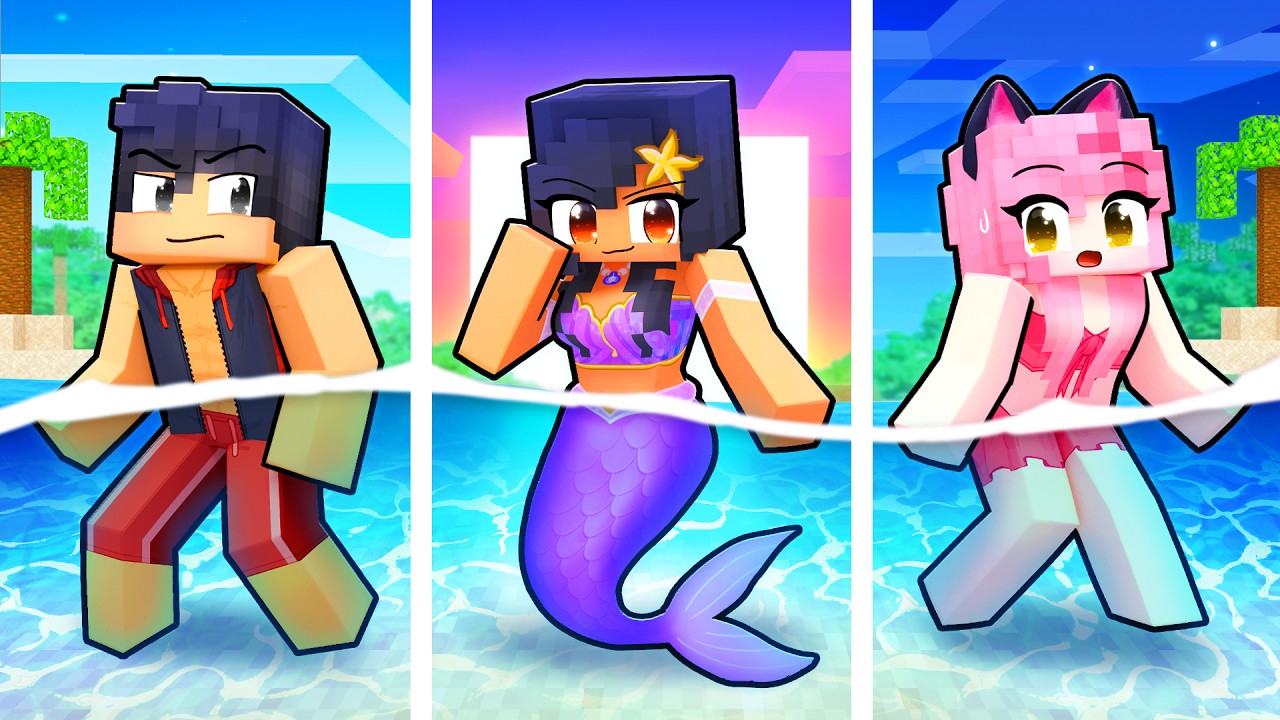 Aphmaus Mermaid Secret In Minecraft Youtube