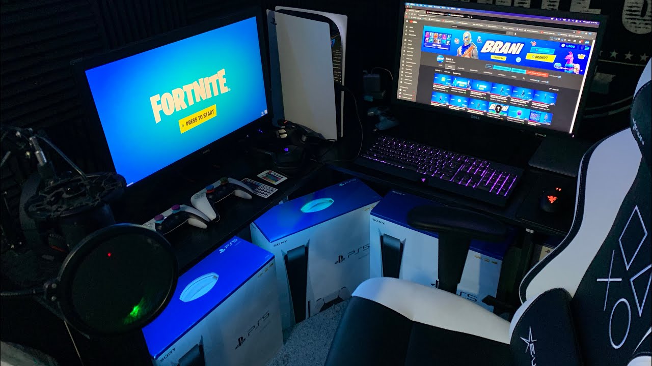 FORTNITE GAMING SETUP 2021 - YouTube
