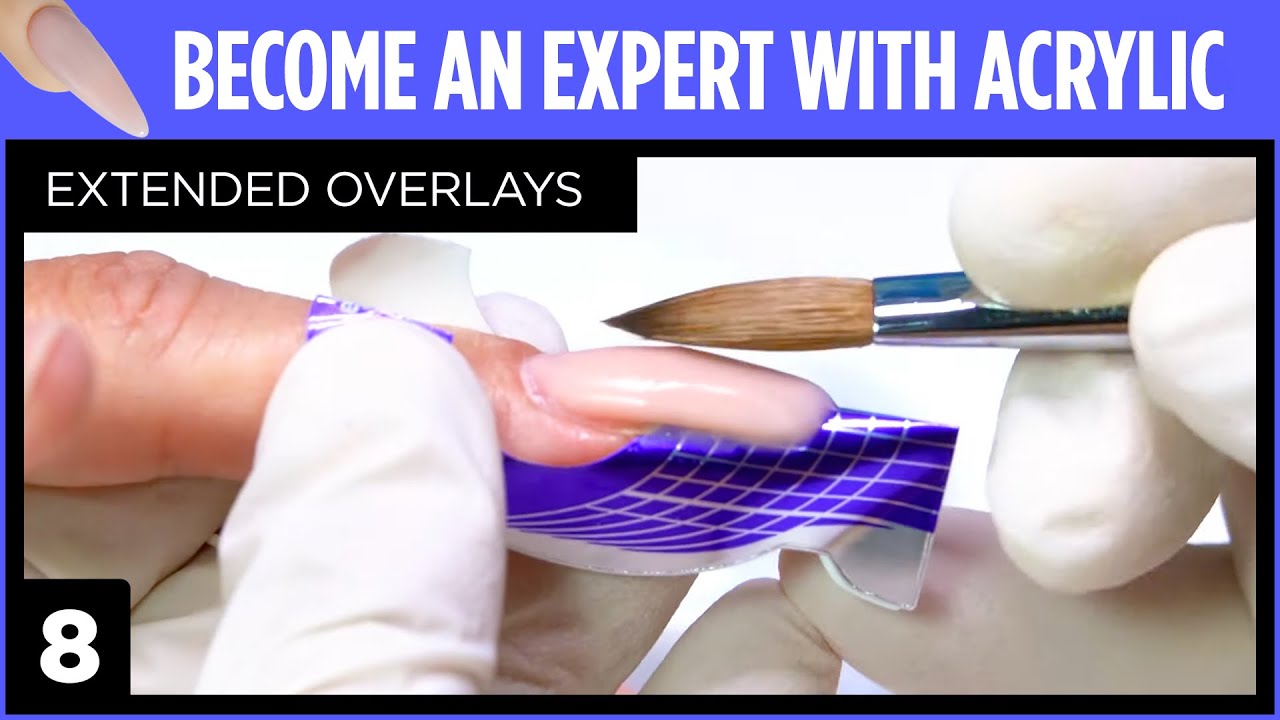 Applying Extended Overlay Nails for Beginners | Become an Expert with ...