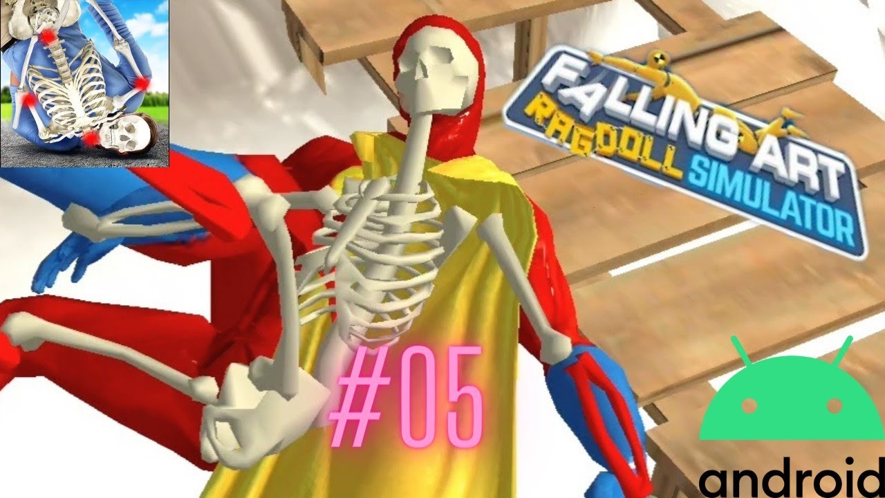 Falling Art Ragdoll Simulator - Gameplay #05 - #cascade et #fracture 🤣 ...
