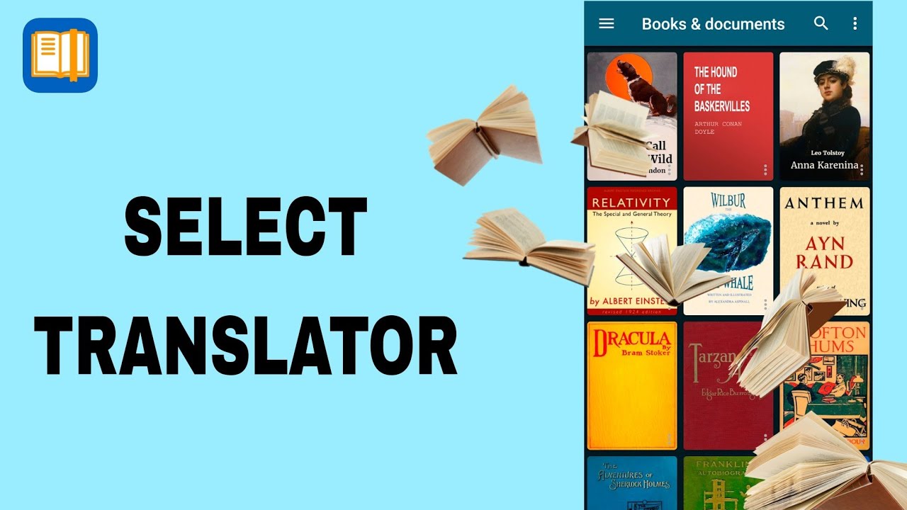 How To Select And Choose Translator On ReadEra App - YouTube
