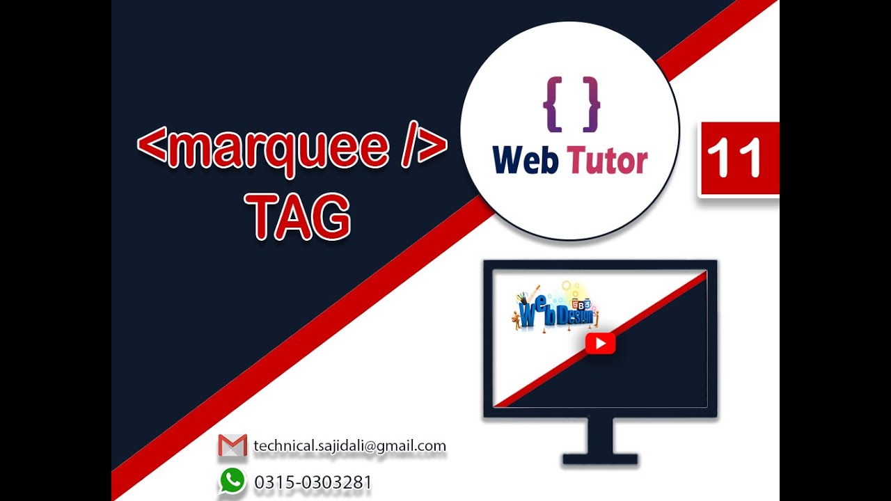 Marquee Tag In HTML In Hindi Urdu YouTube Marquee Tag In HTML In Hindi Urdu YouTube