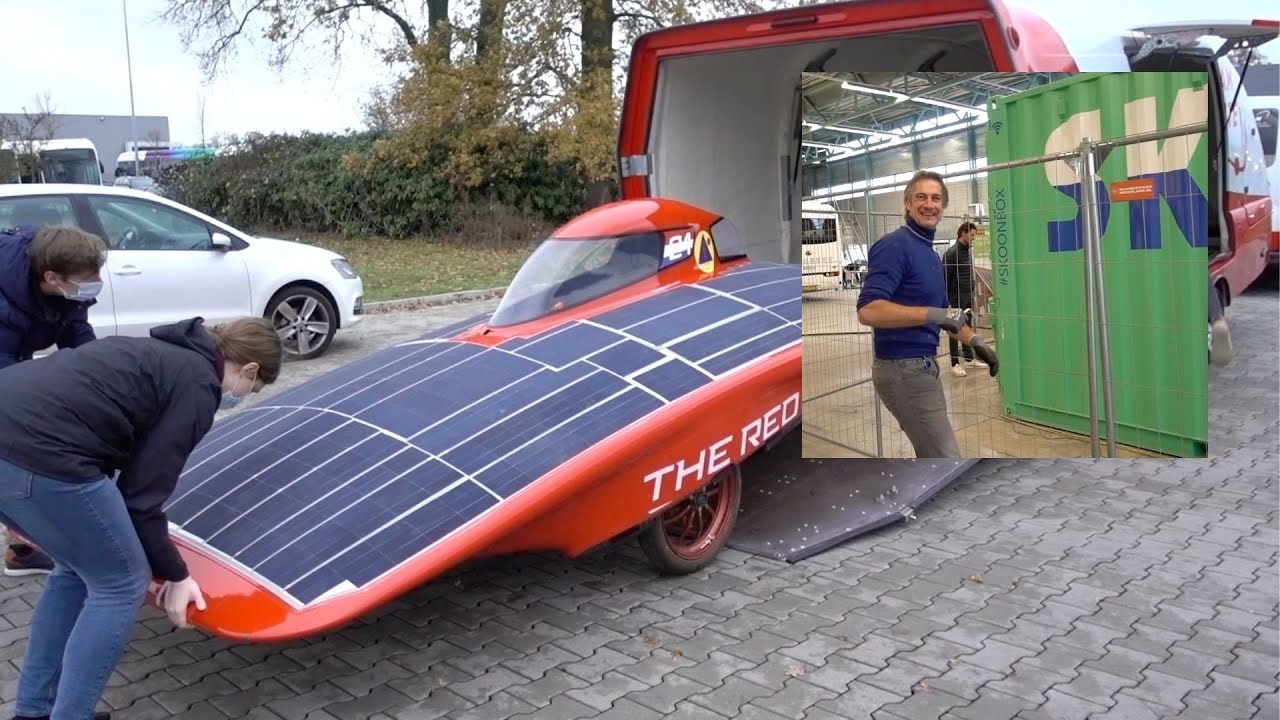 Solar Team Twente brings solar car & fully electric truck #1 - YouTube
