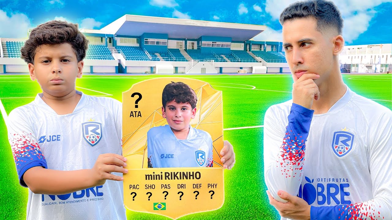 DESAFIO DA CARTA DO FIFA DO JOAO ( Mini Rikinho ) - YouTube