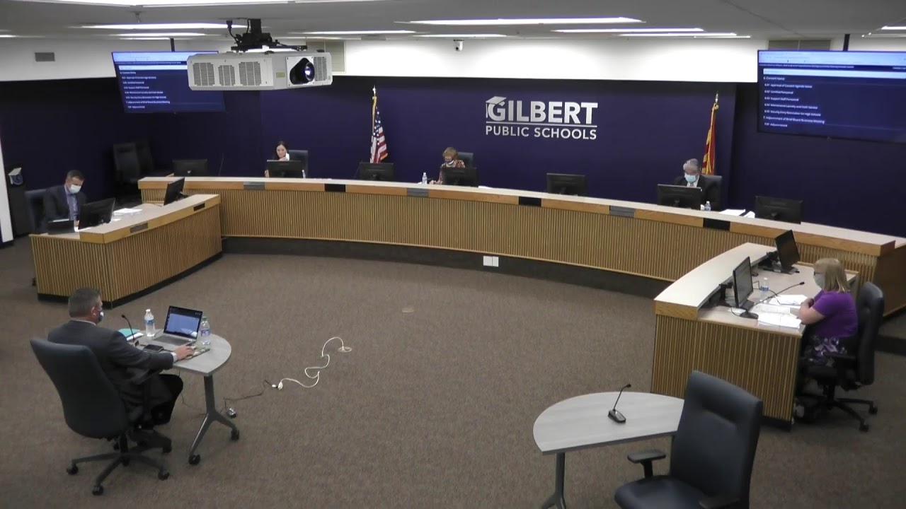 Gilbert Public Schools District Board Meeting 08/11/2020 - YouTube
