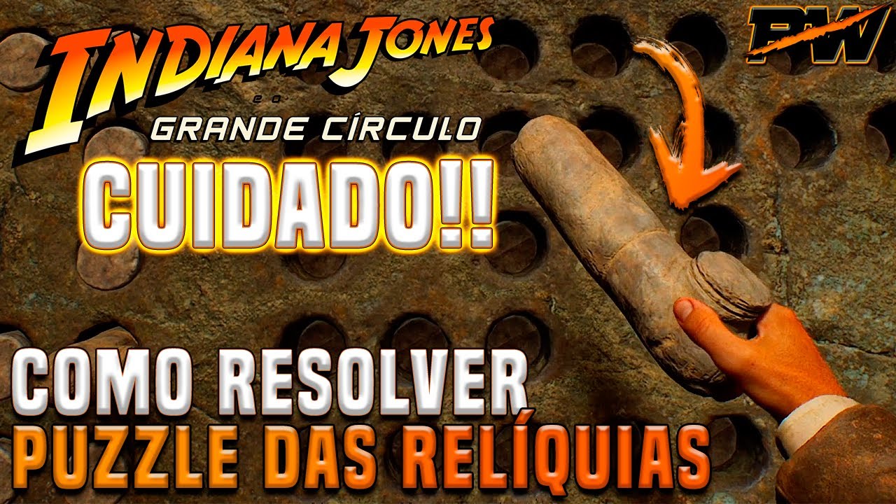 Como RESOLVER o PUZZLE das 50 Relíquias Antigas em INDIANA JONES mas ...