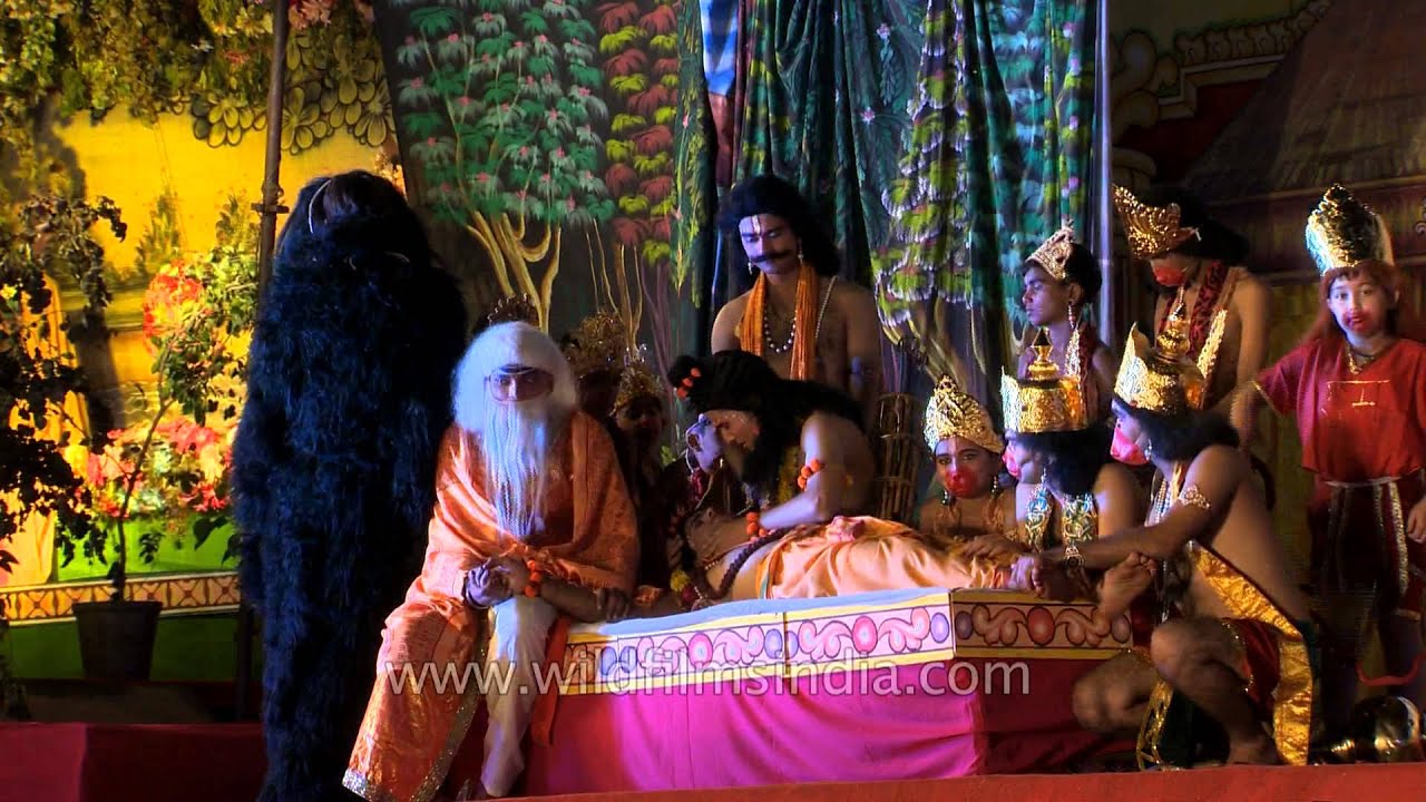 Lord Rama crying for unconscious Laxman - YouTube