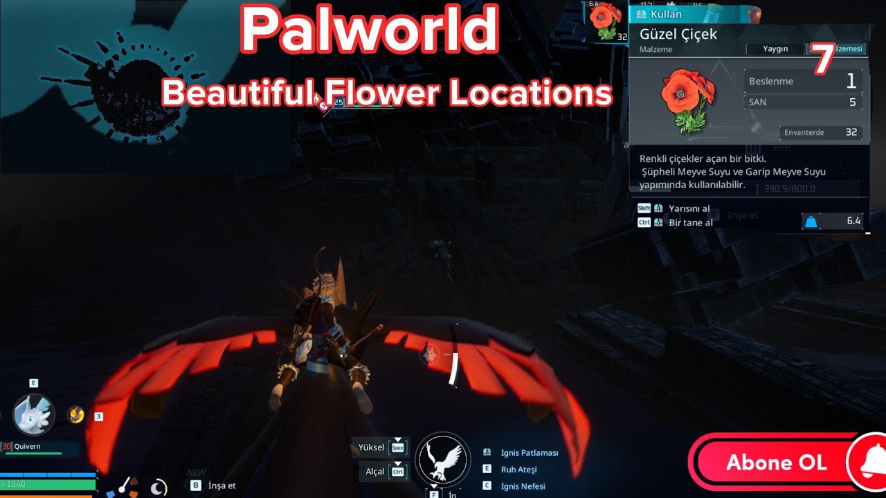 Palworld 7.Bölüm gizemli ada keşfi ve mamut avı (Beautiful flower ...