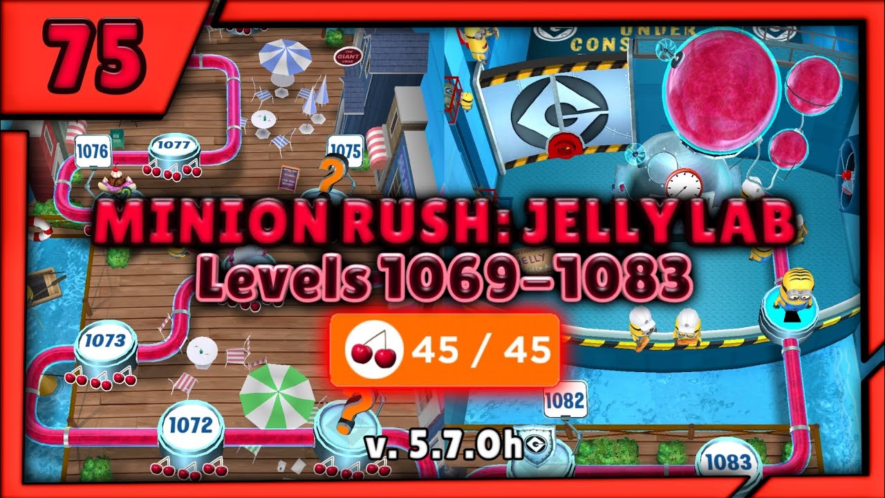Minion Rush: Jelly Lab (v. 5.7.0h) | Levels 1069-1083 – All Fruits ...