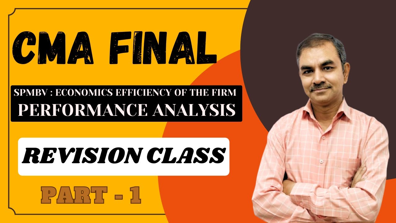 CMA FINAL- SPMBV- Economic Efficiency of the Firm – Performance ...