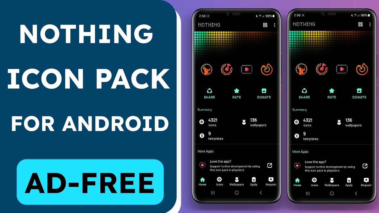 Best Free Nothing Icon Pack app for Android - YouTube