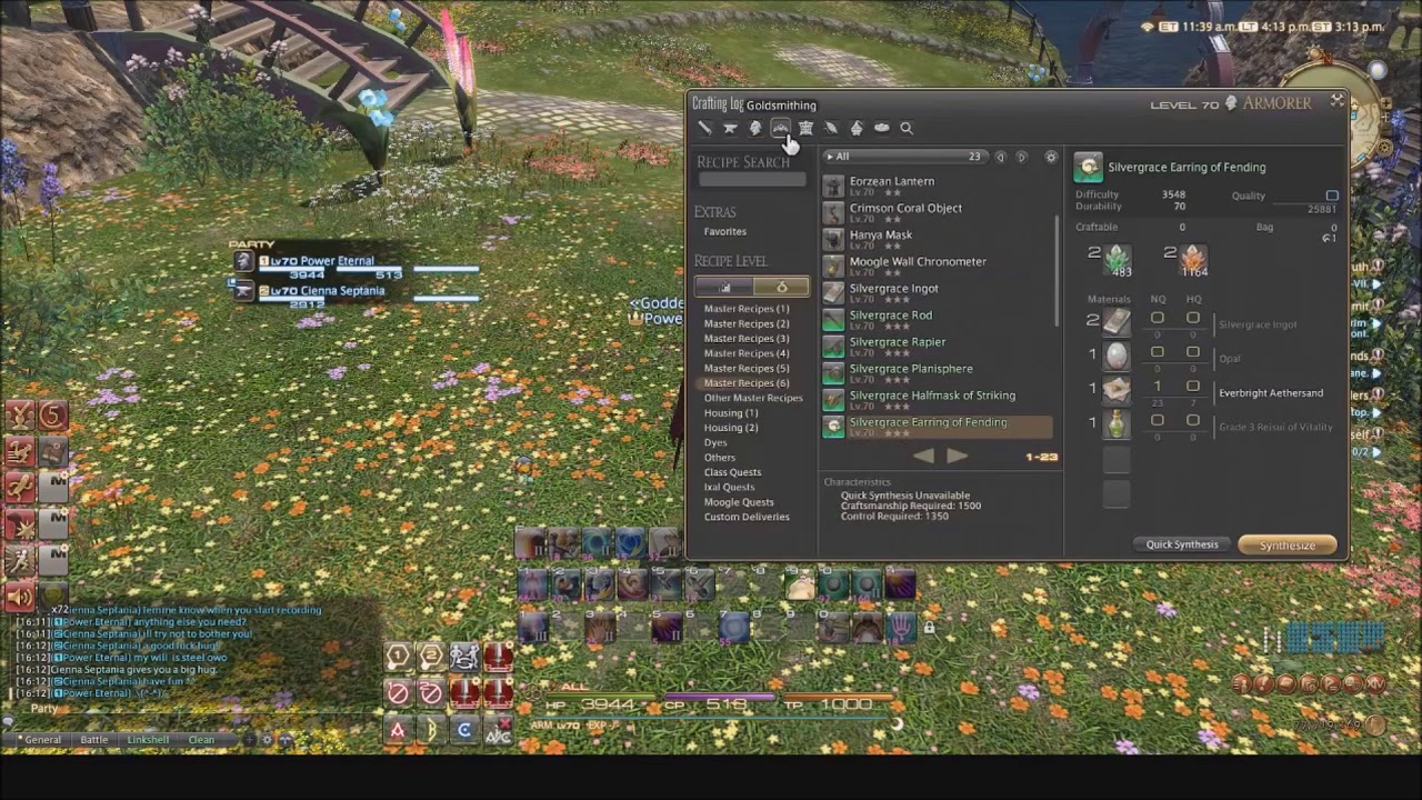 FFXIV: minimum gear requirement endgame crafting guide patch 4.2 - YouTube