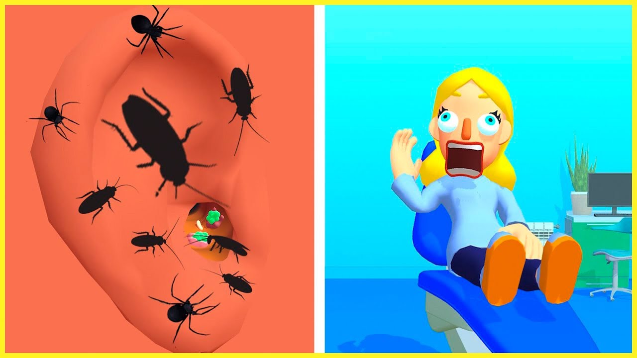 🌈Earwax Clinic Game New Max Levels Gameplay Mobile iOS Android Video ...