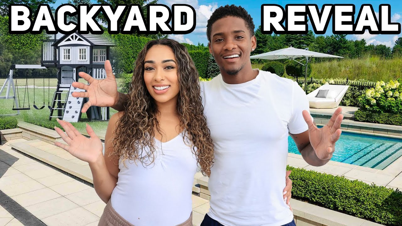 RISSA AND QUAN OFFICIAL BACKYARD MAKEOVER TOUR!!! *Finally* - YouTube