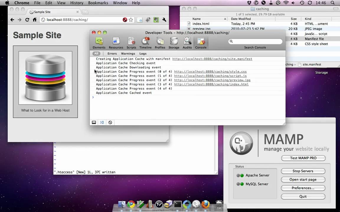 Getting Offline Access with HTML5 Application Cache - YouTube