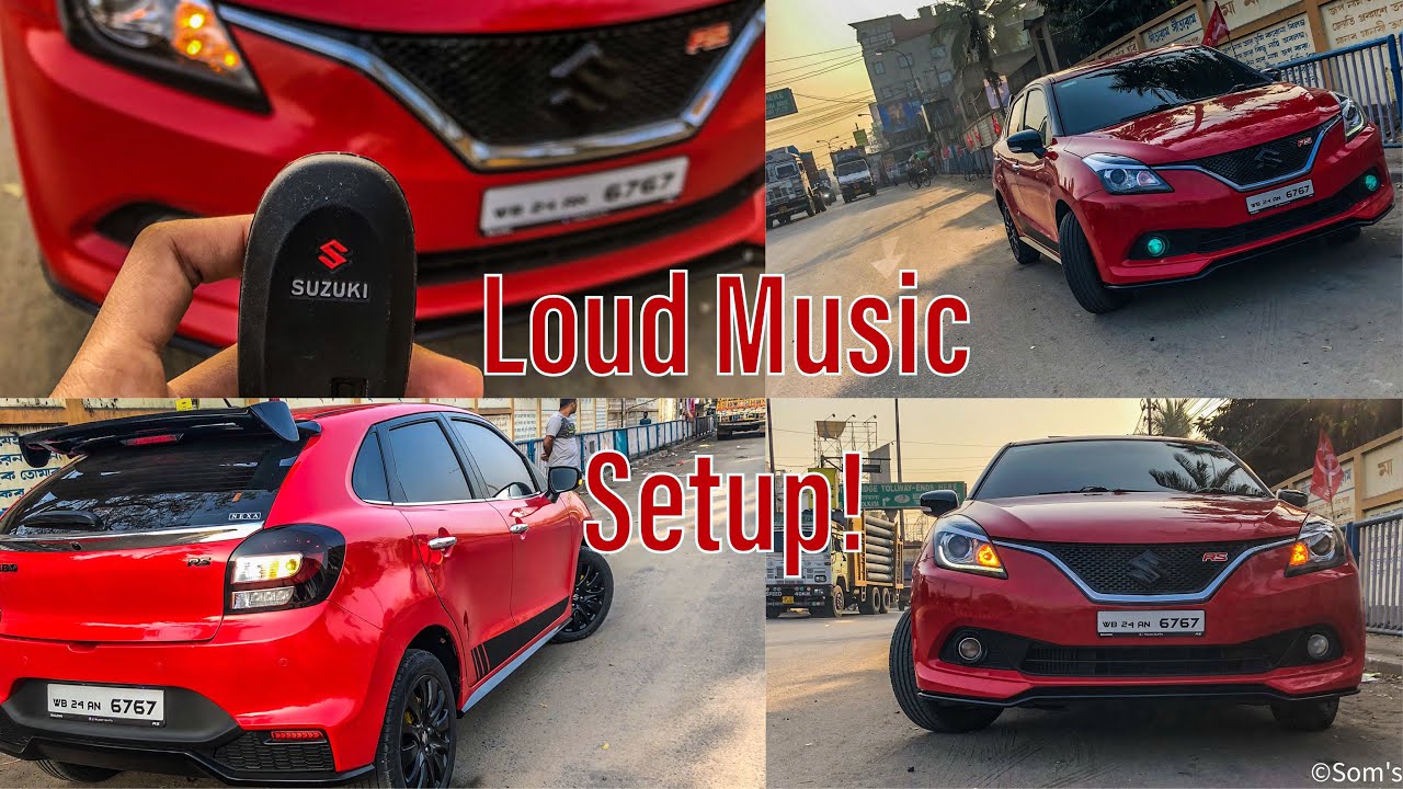 MODIFIED BALENO RS Of KOLKATA | LOUD MUSIC SETUP | DRIVE | # ...