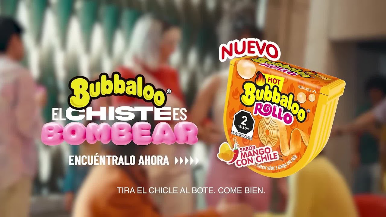 Bubbaloo México - Nuevo Bubbaloo Rollo Enchilado - YouTube