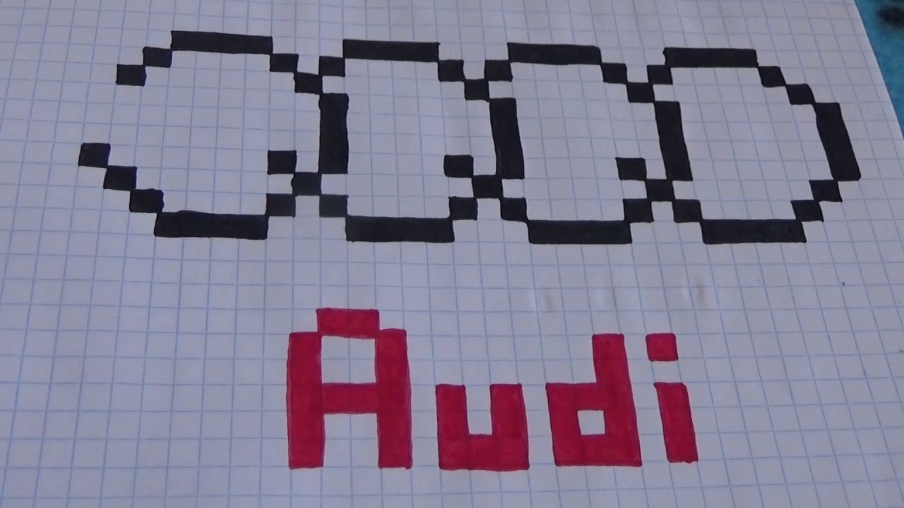 Pixel art Audi - YouTube