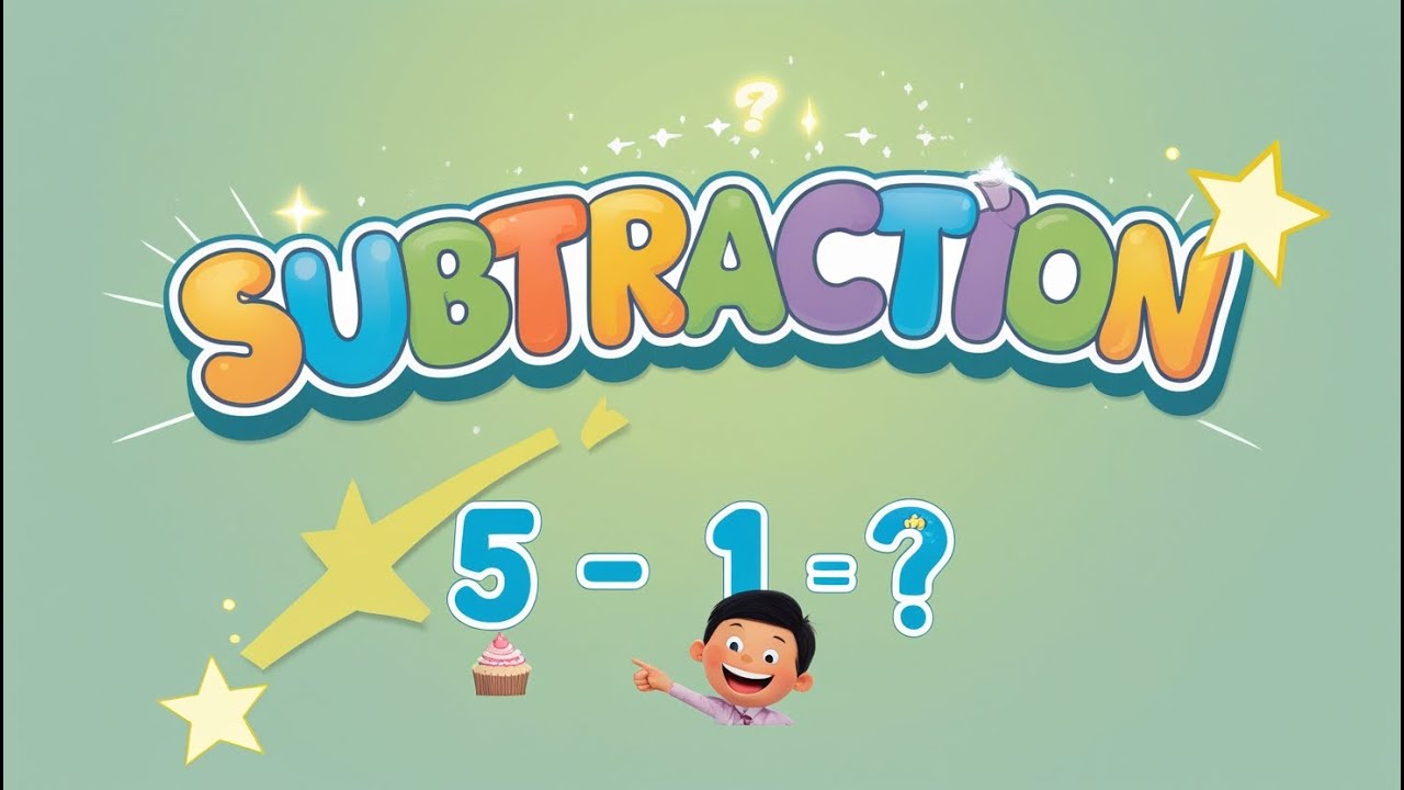 "We Love Math! 🎶 Subtraction Time for Kids | Count Back & Sing Along ...