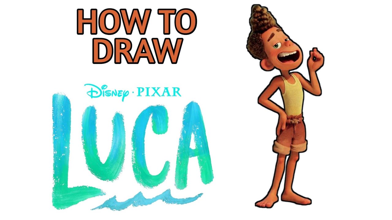 How To Draw Alberto Scorfano - Disney Pixar Step by Step - YouTube