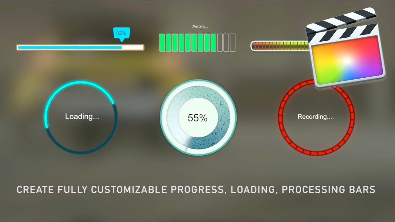 Progress Bar Effects for Final Cut Pro X Tutorial - YouTube