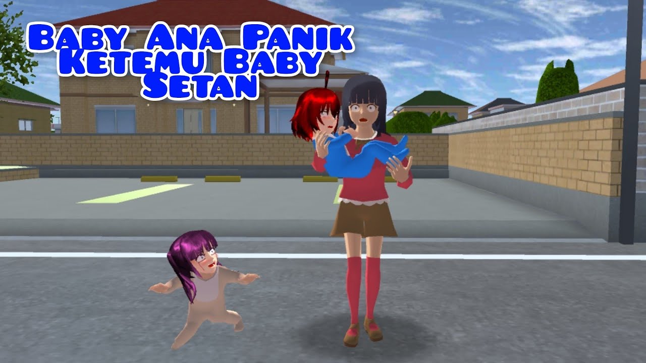 Baby Ana Panik Ketemu Baby Setan | Drama Sakura School Simulator - YouTube