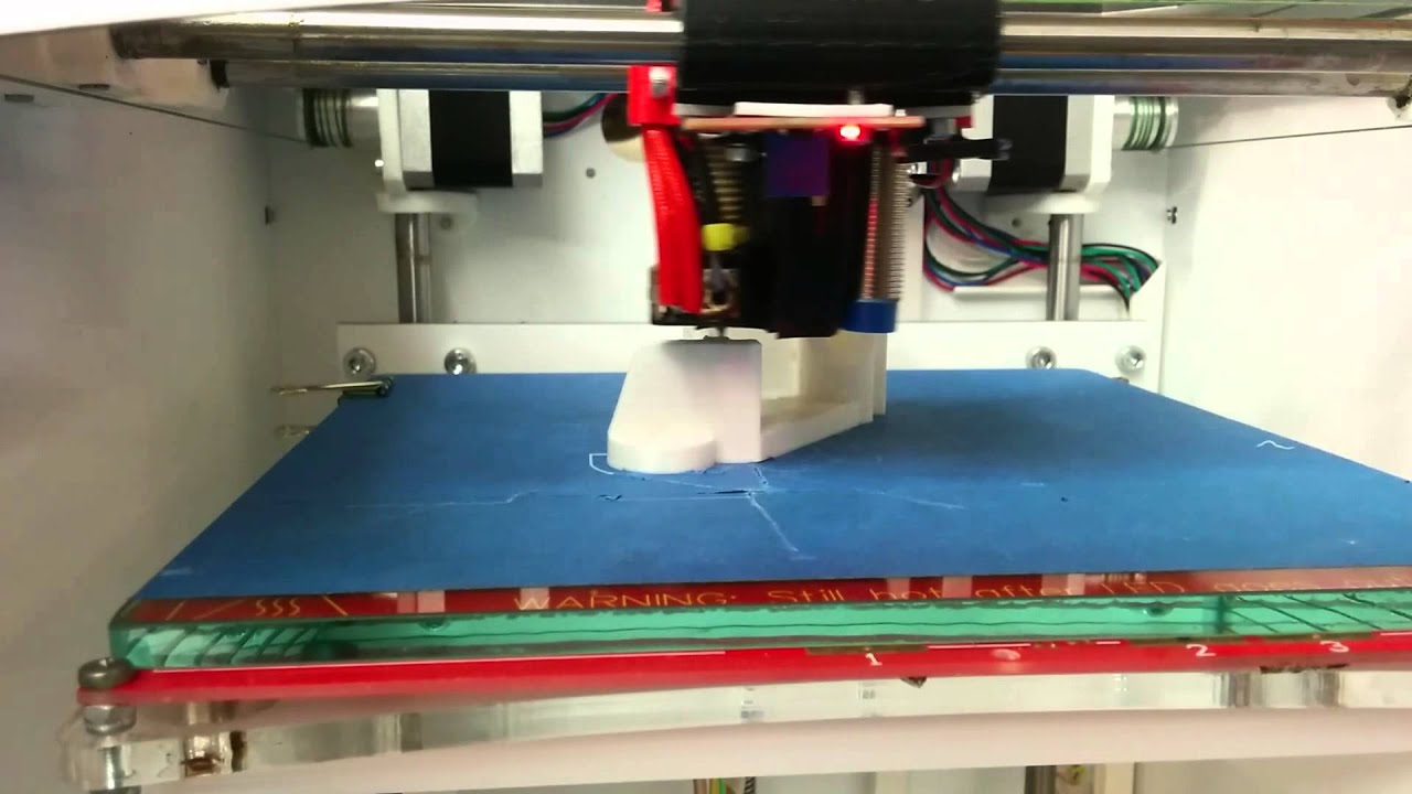 3Dator printing stepper mount right - YouTube