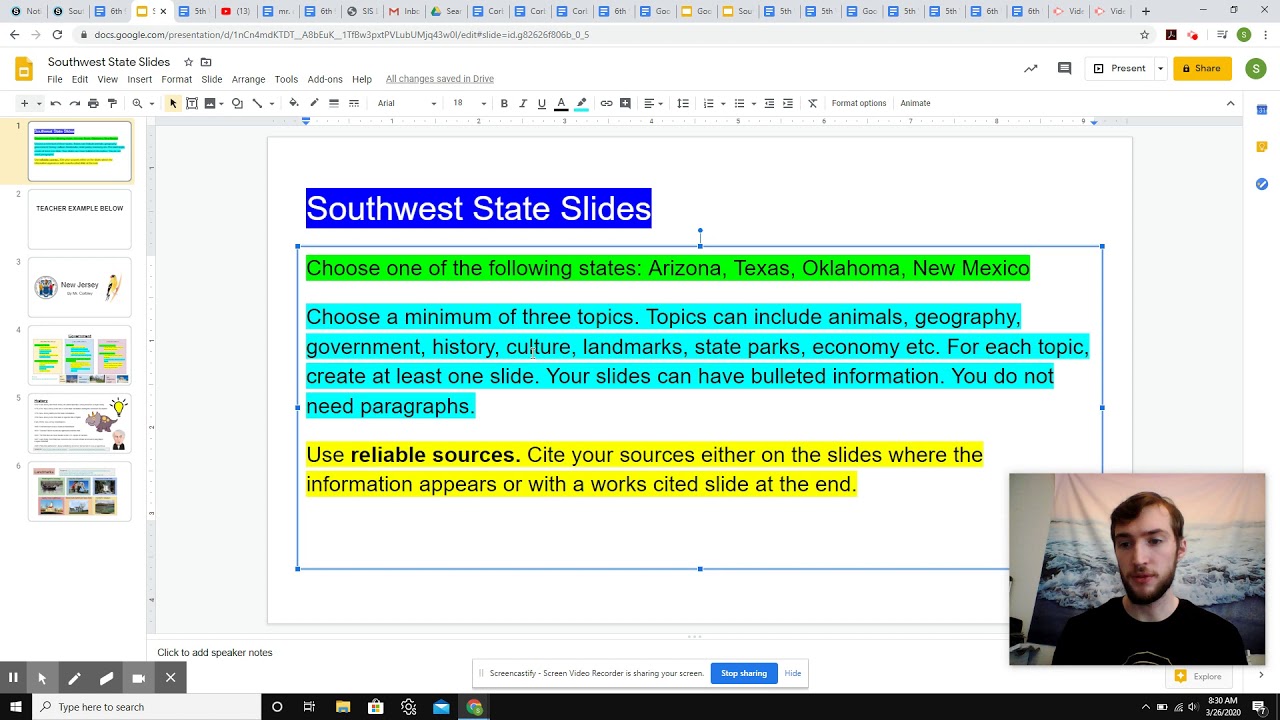 4th Grade SS: Week 2, Assignment 2 - YouTube